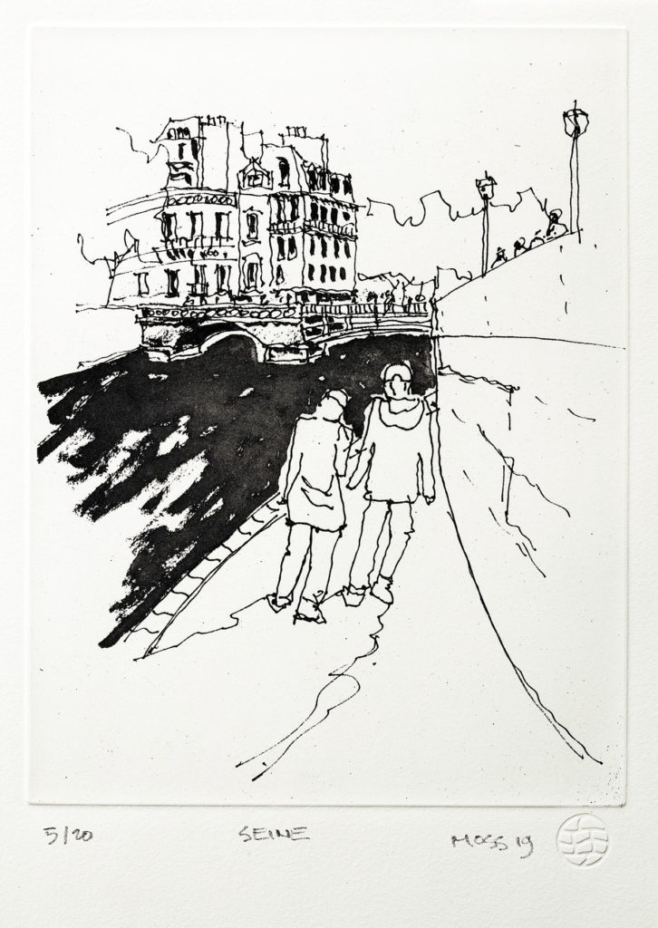 New Etchings of Paris – by Rodney Moss – Paris Plus Plus
