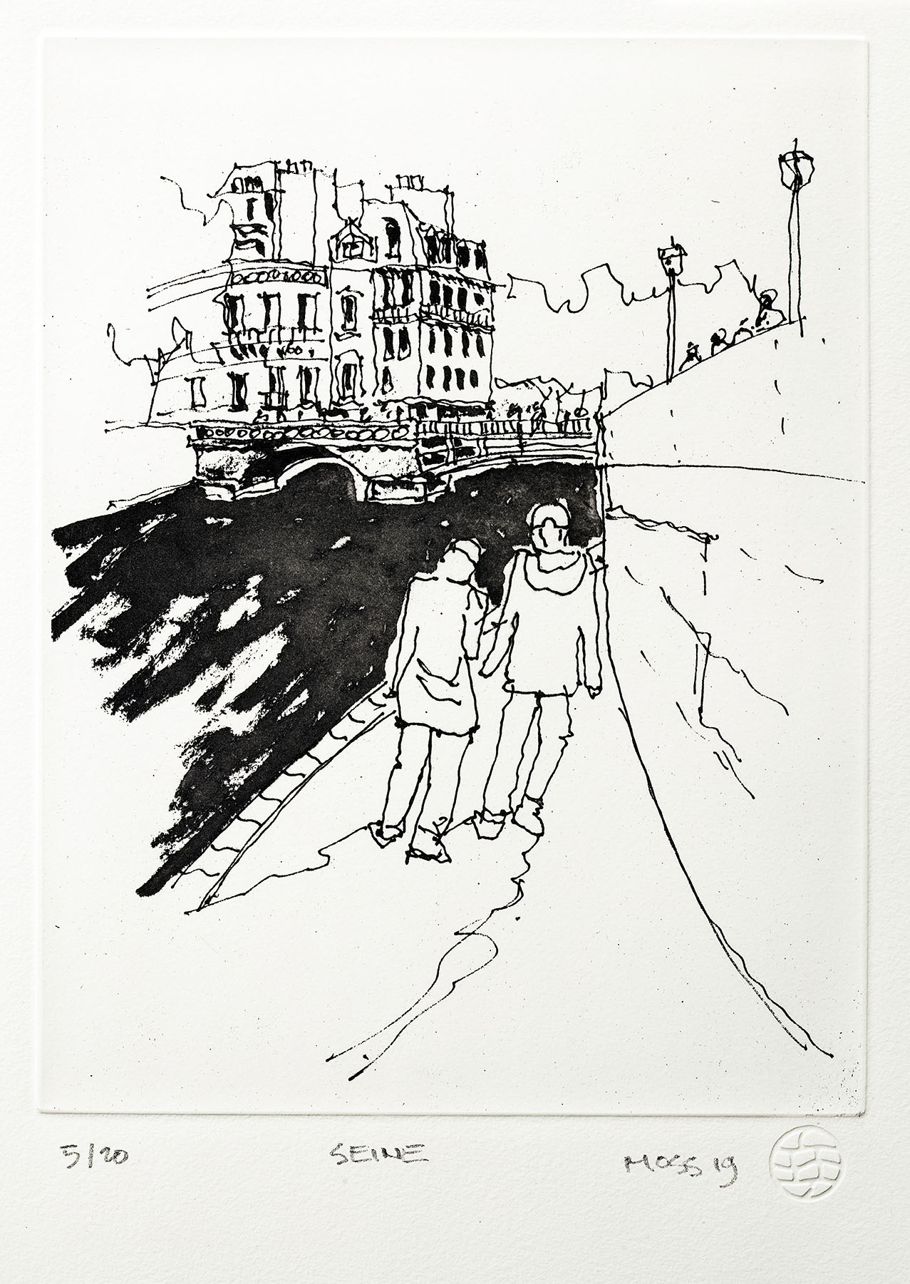 New Etchings of Paris – by Rodney Moss – Paris Plus Plus